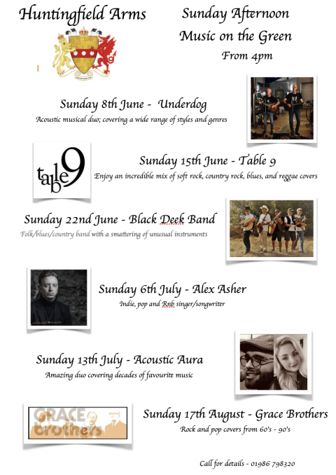 Events | Huntingfield Arms